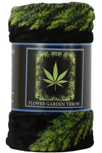 Weed Garden - Fleece Blanket – TrippyStore