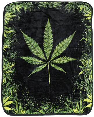 Weed Garden - Fleece Blanket – TrippyStore