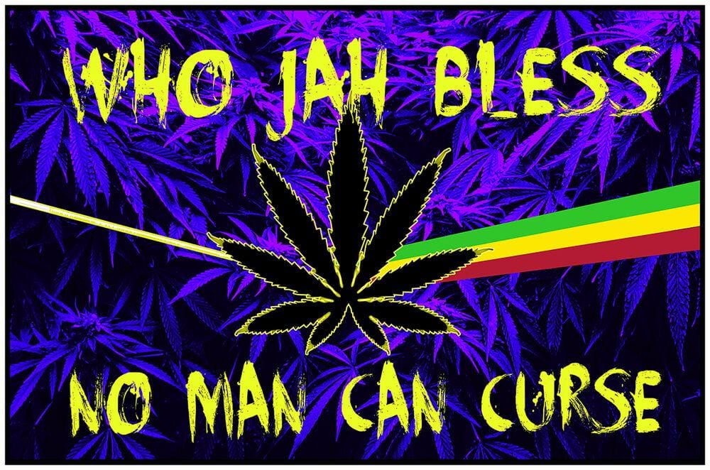 Jah Bless - Black Light Poster – TrippyStore
