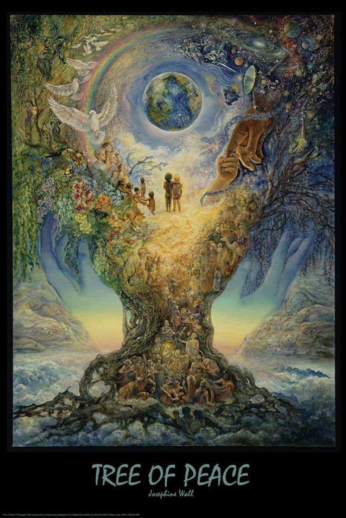 Josephine Wall - Tree of Peace - Poster – TrippyStore