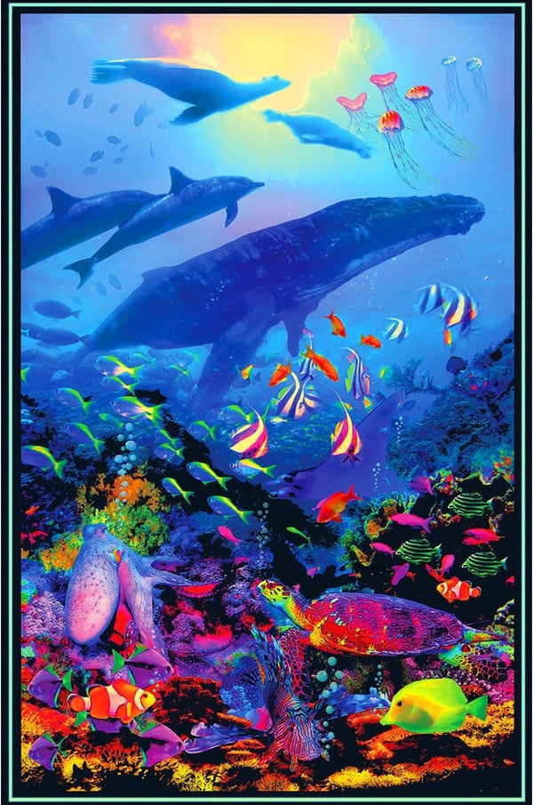 Ocean Friends - Black Light Poster – TrippyStore