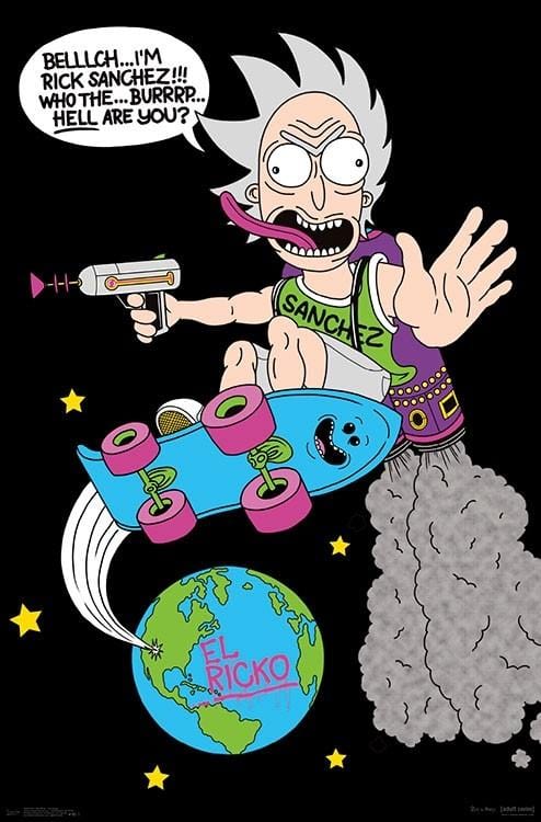 Rick and Morty - El Ricko - Poster – TrippyStore
