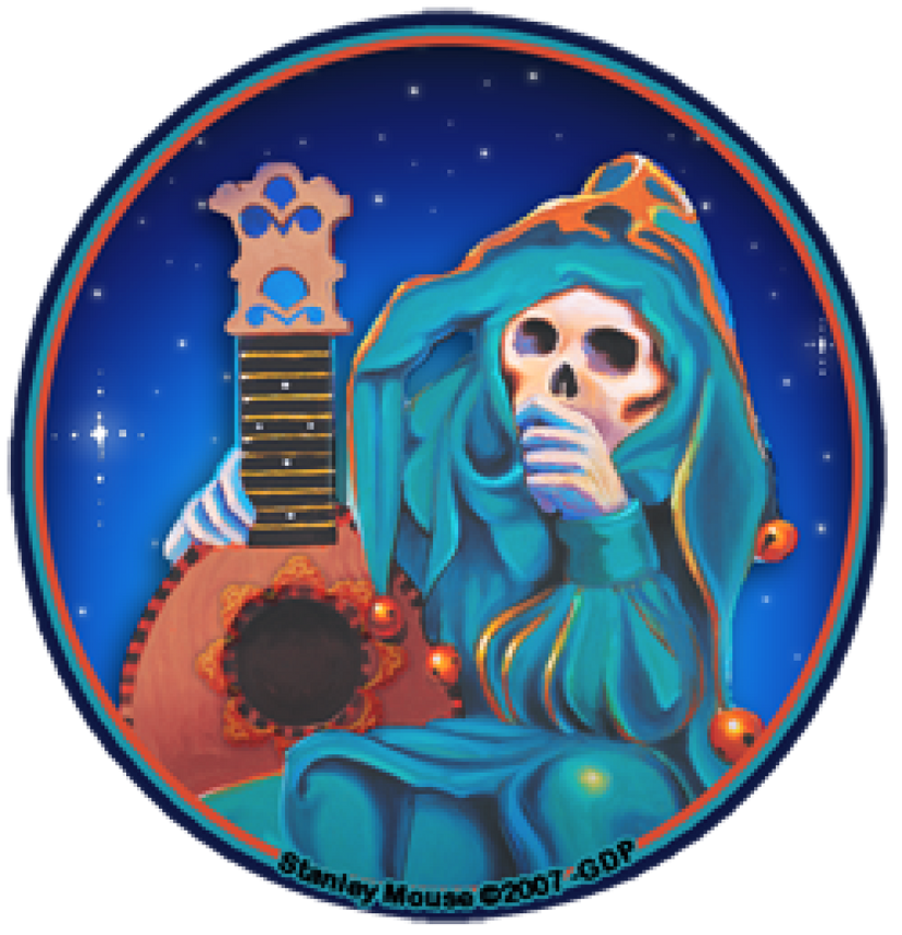 Grateful Dead - Dead Jester - Sticker – TrippyStore