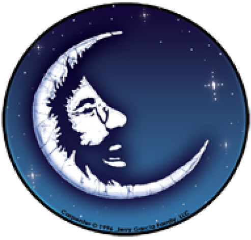 Grateful Dead - Jerry Moon - Sticker – TrippyStore